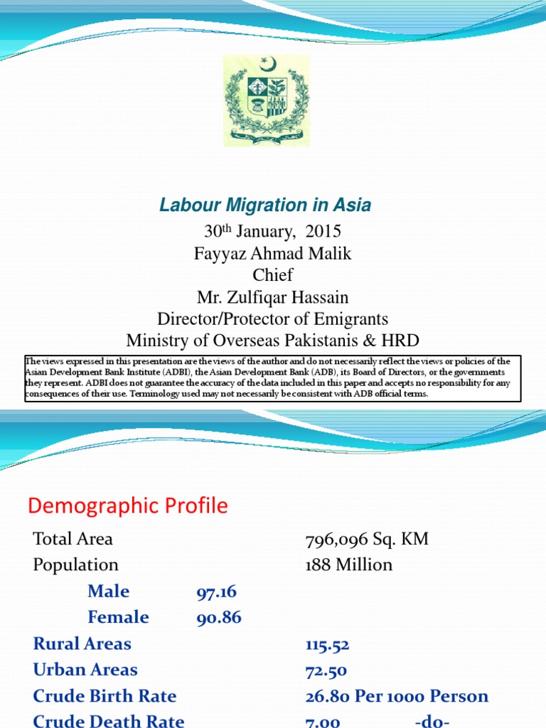 Country Presentation - Pakistan | PDF