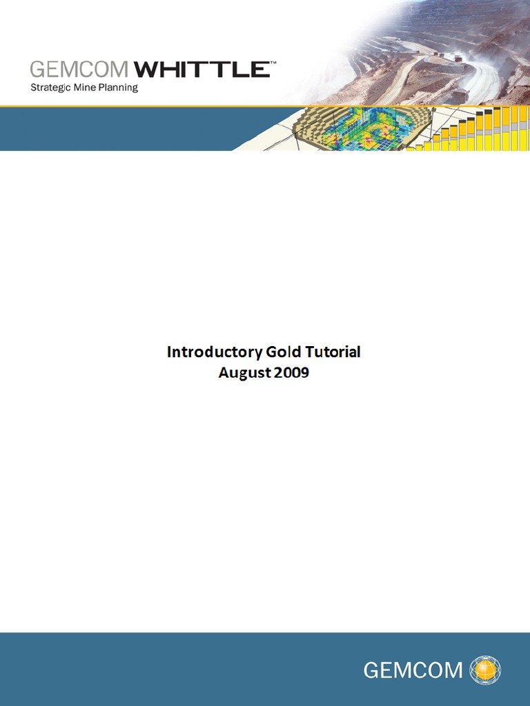 Whittle Introductory Gold Tutorial | PDF | Computer File | Mathematical ...