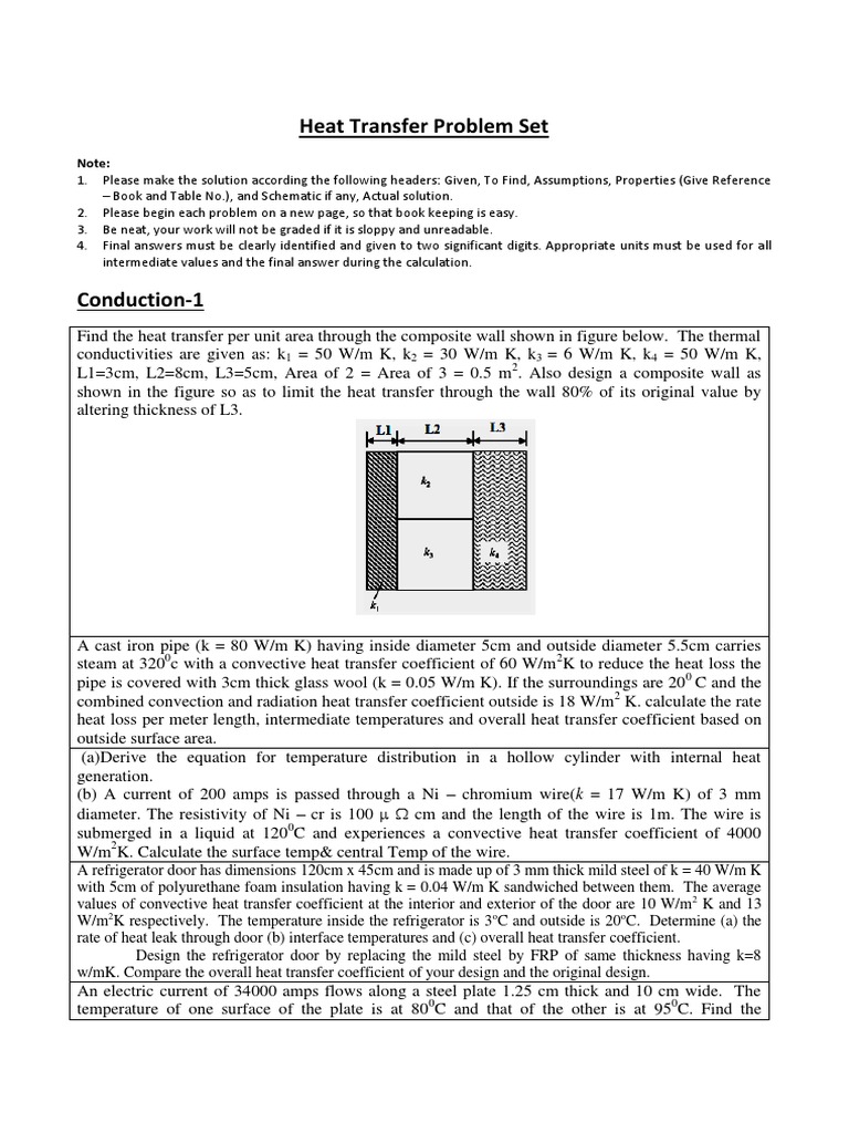 Heat Transfer Calculations and Designs | PDF | Boundary Layer | Heat ...