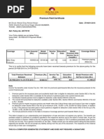 Premium Receipt PDF | PDF | Life Insurance | Public Finance