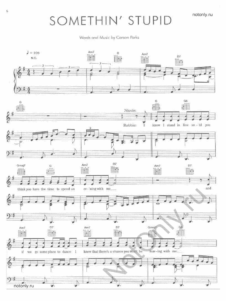 Something Stupid | PDF