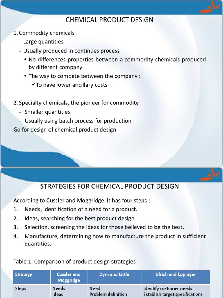 Chemical Product Design | PDF | Product Design | Fine Chemical