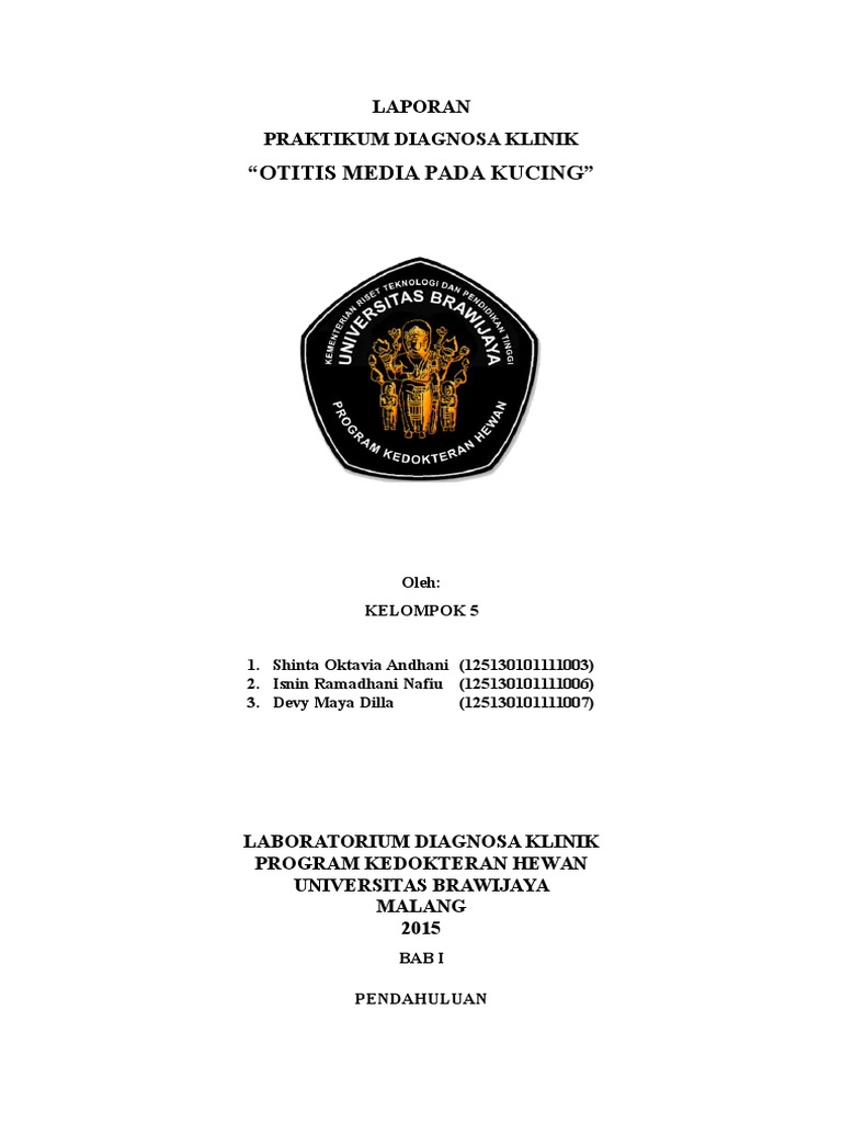 Otitis Media Pada Kucing | PDF