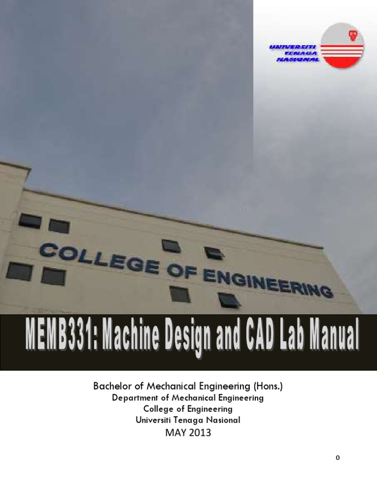 Mechanical Design & CAD Lab Guide | PDF | Acceleration | Kinematics