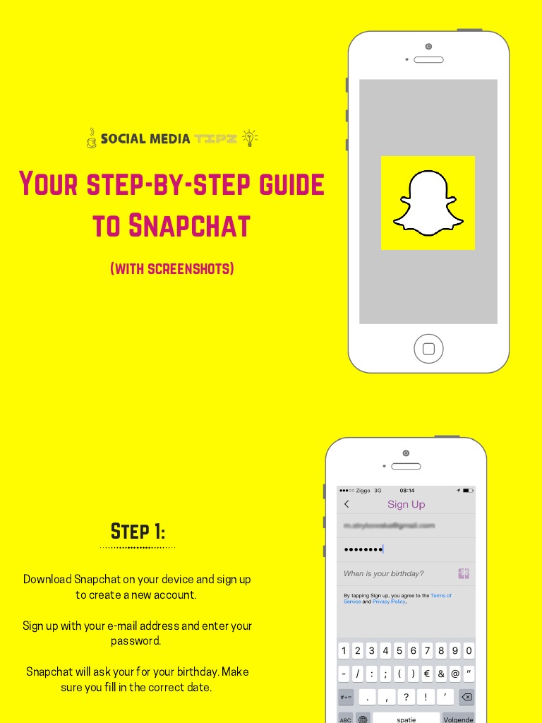 Your Step-By-Step Guide To Snapchat: (With Screenshots) | PDF ...
