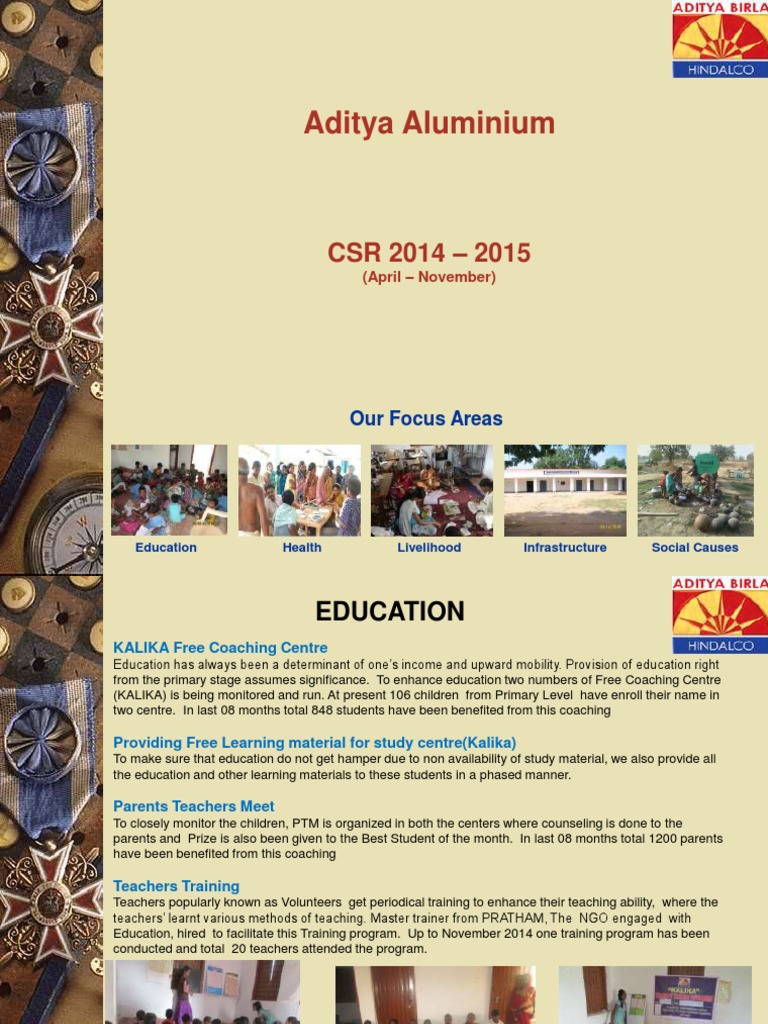 Hindalco PDF | PDF | Horticulture | Teachers