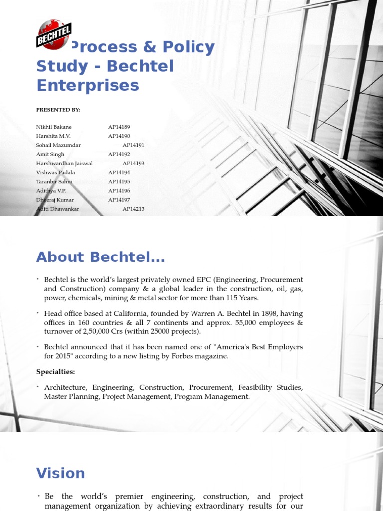 2015.09.13 HRM - Bechtel | PDF | Recruitment | Employee Benefits