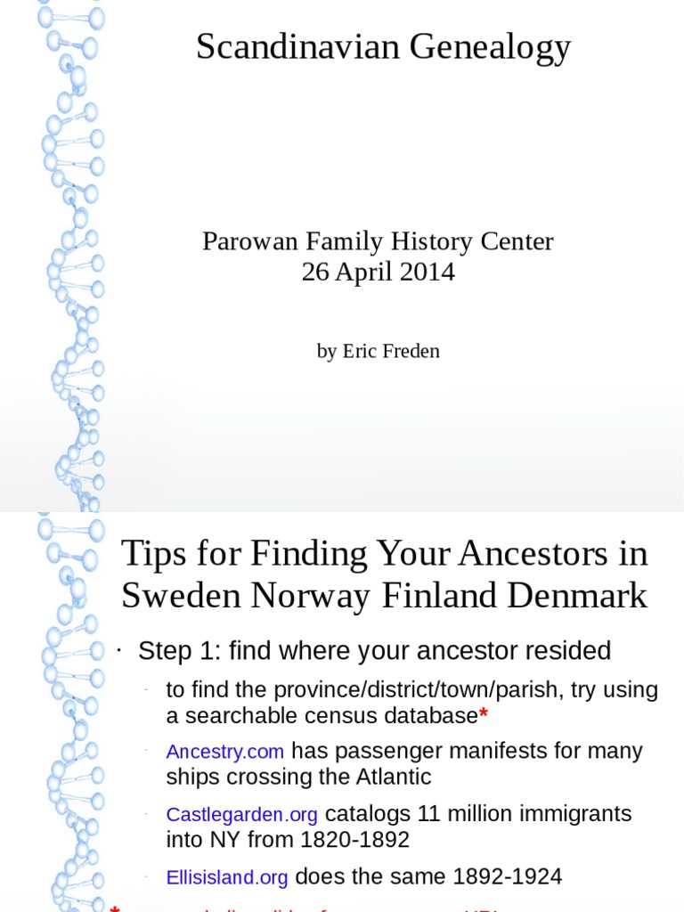 Scandinavian Genealogy | PDF | Genealogy | Scandinavia