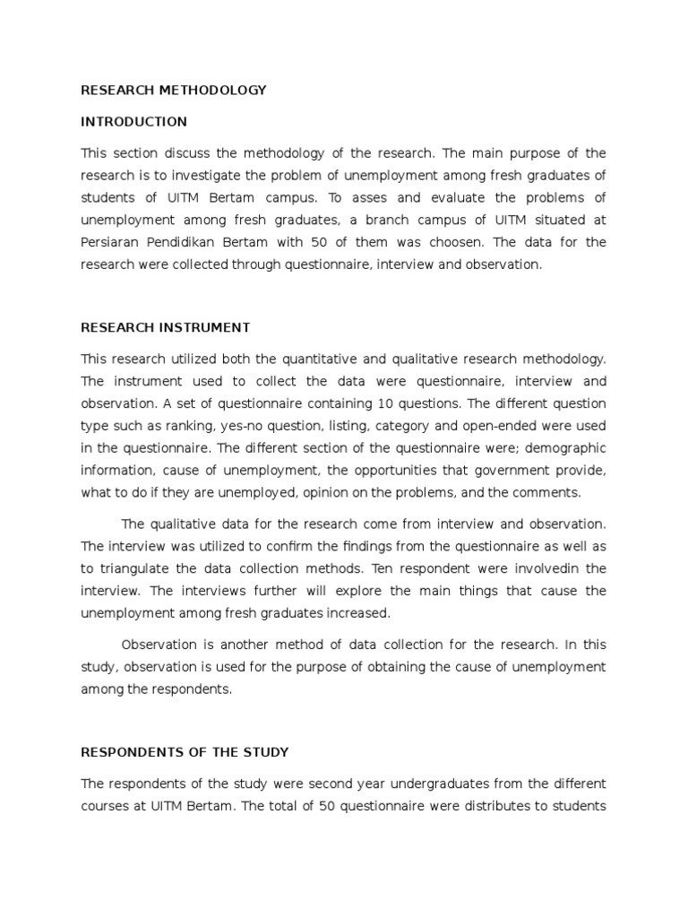 Research Methodology | PDF | Questionnaire | Data