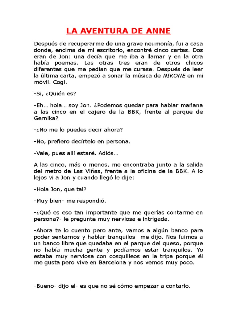 Cuento Inventado | PDF