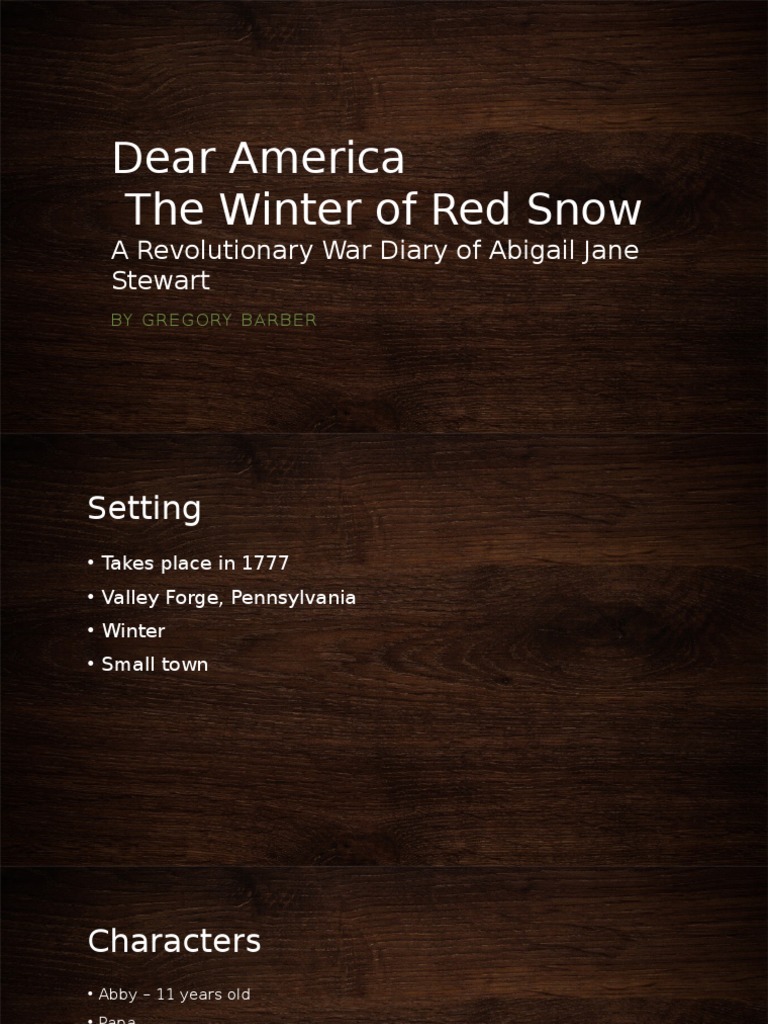 Dear America | PDF | Mystery, Thriller & Crime Fiction
