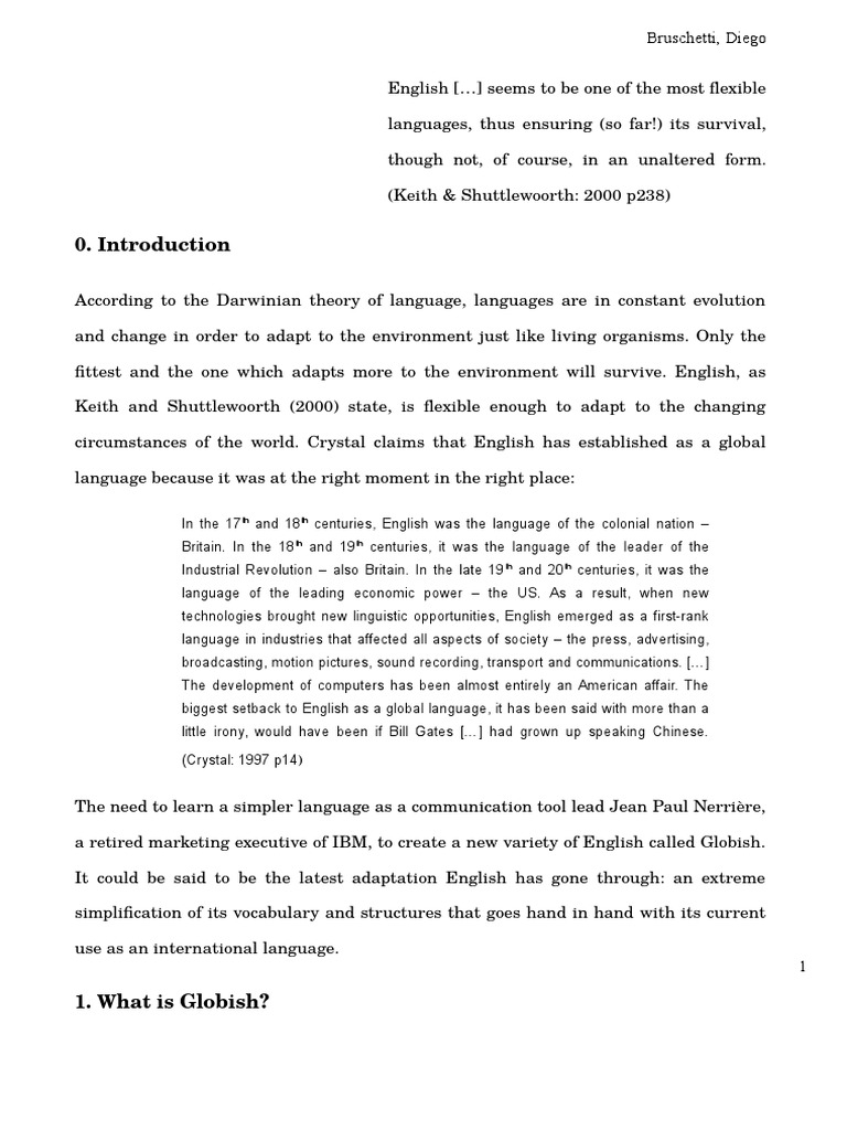 Globish | PDF | English Language | Idiom