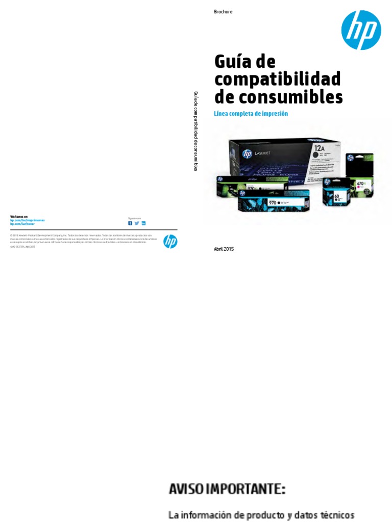 HP Consumer | PDF | Hewlett Packard | Impresora (Computación)