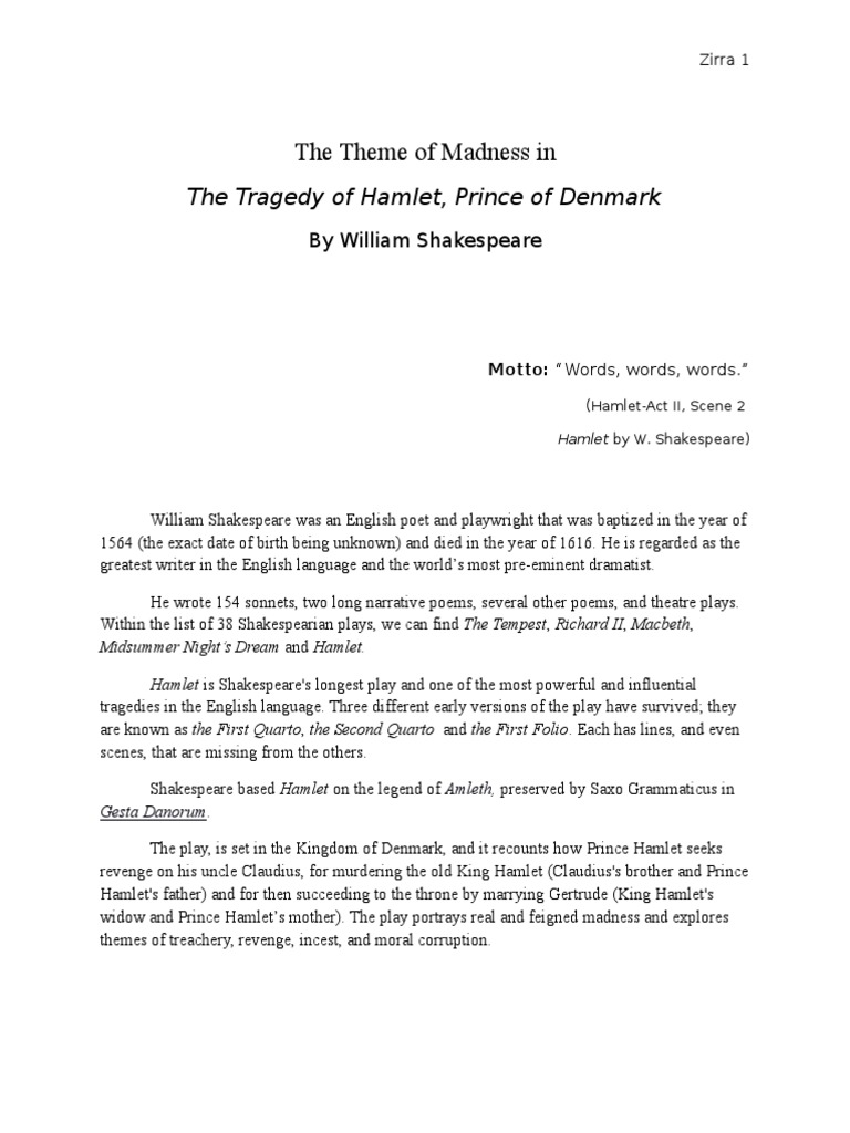 The Fine Line Between Sanity and Madness: An Analysis of the Enduring ...