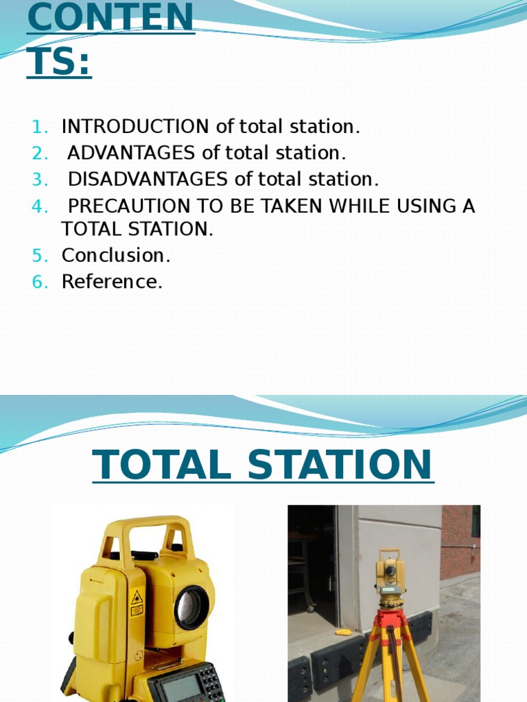 Advantages and Disadvantages of Total Station | PDF