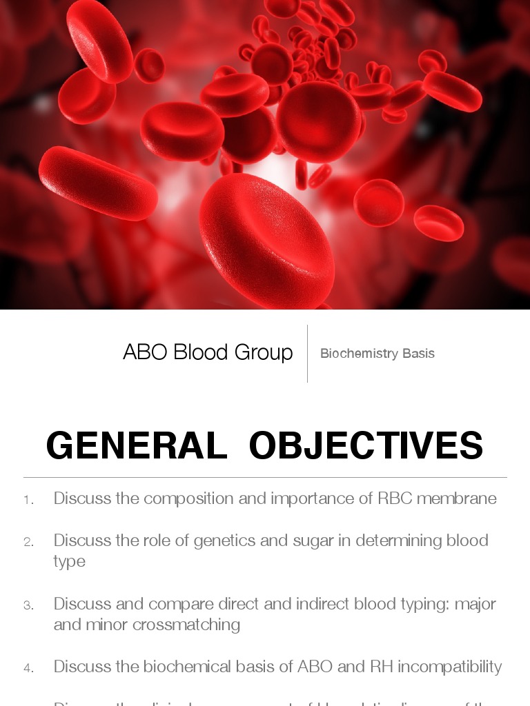 Biochemistry 1.6 - ABO Blood Typing and Crossmatching (A1 Group 6 ...