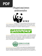 Instituciones Que Cuidan El Medio Ambiente en Guatemala | PDF | Fondo ...