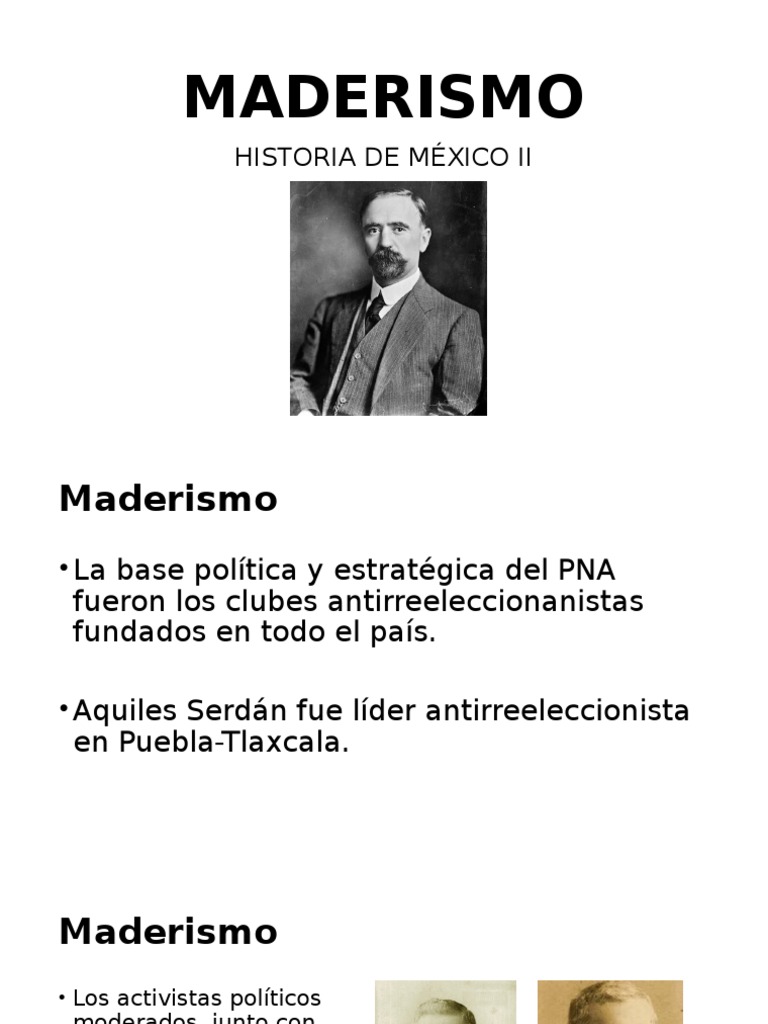 MADERISMO | PDF | México | revolución mejicana