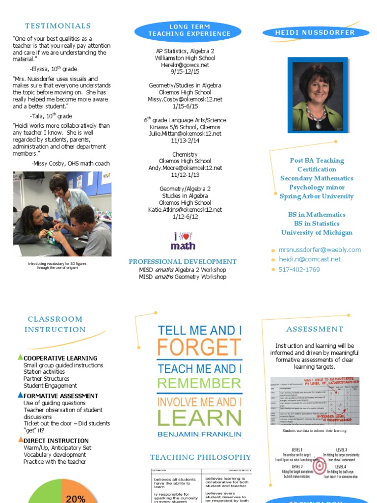 Teaching Brochure | PDF
