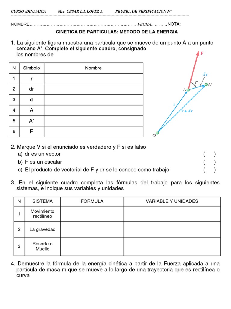Sesion 12trabajo y Energia | PDF | Fricción | Movimiento (física)