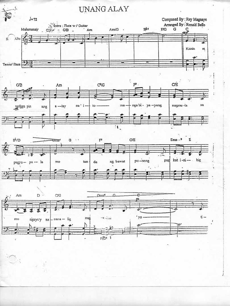 Offertory Unang Alay | PDF