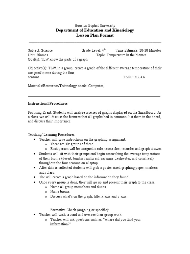 Tech Lesson Plan | PDF | Teaching Methods & Materials