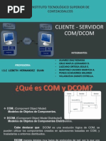 Unidad 4 COM-DCOM Component Object Model-Distributed COM | PDF | Informática | Software