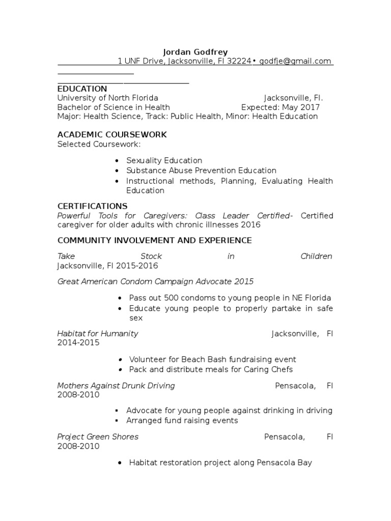 Godfrey Resume | PDF