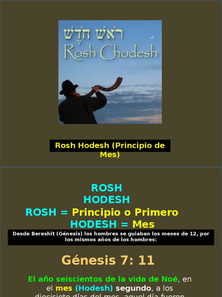 Rosh Hodesh: Significado y Prácticas | PDF | Shabat | Tetragrammaton