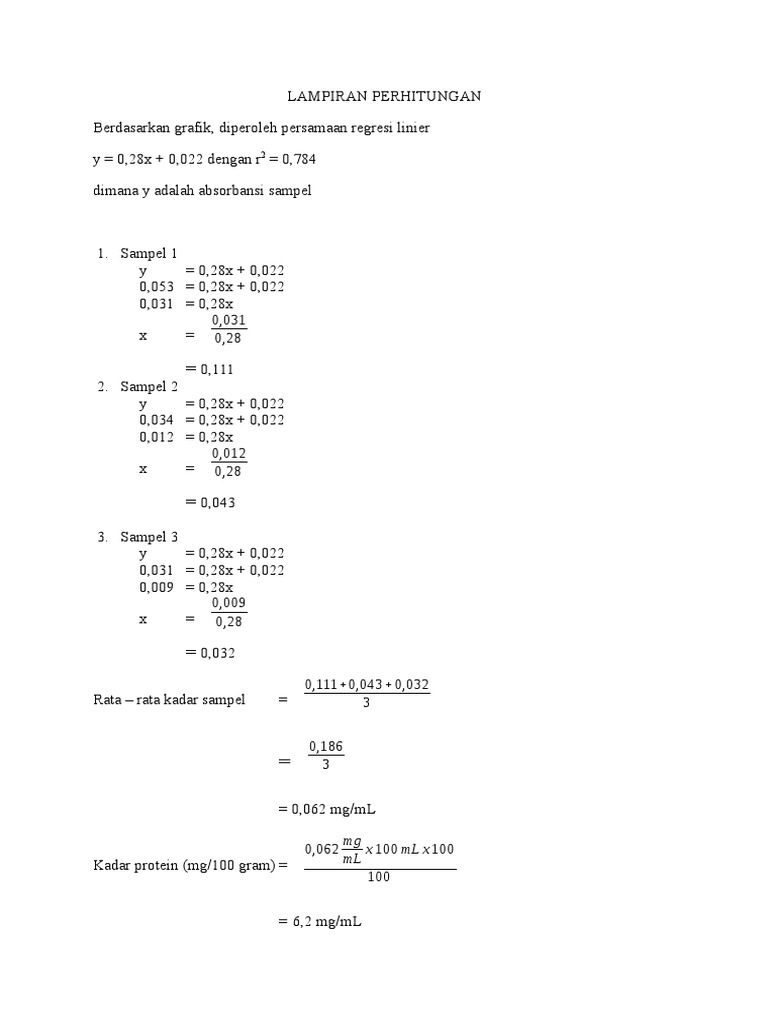 Lampiran Perhitungan | PDF
