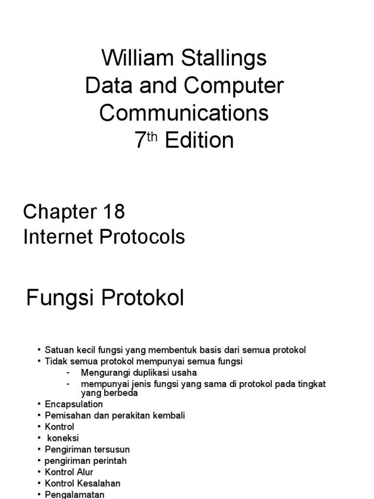 Fungsi Protokol Jaringan | PDF
