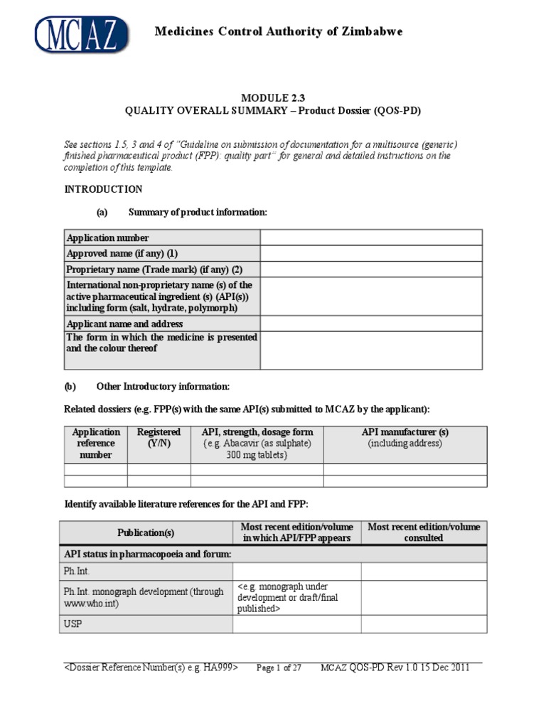 Mcaz Qos | PDF | Tablet (Pharmacy) | Assay