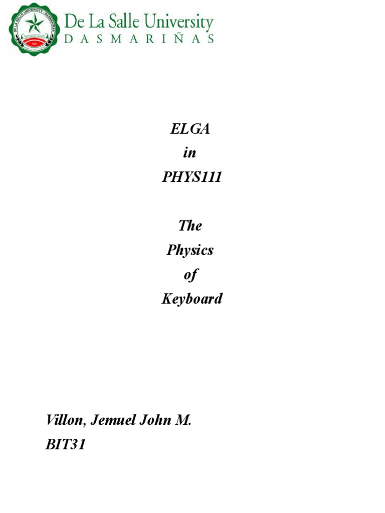 Keyboard Physics | PDF | Computer Keyboard | Wireless