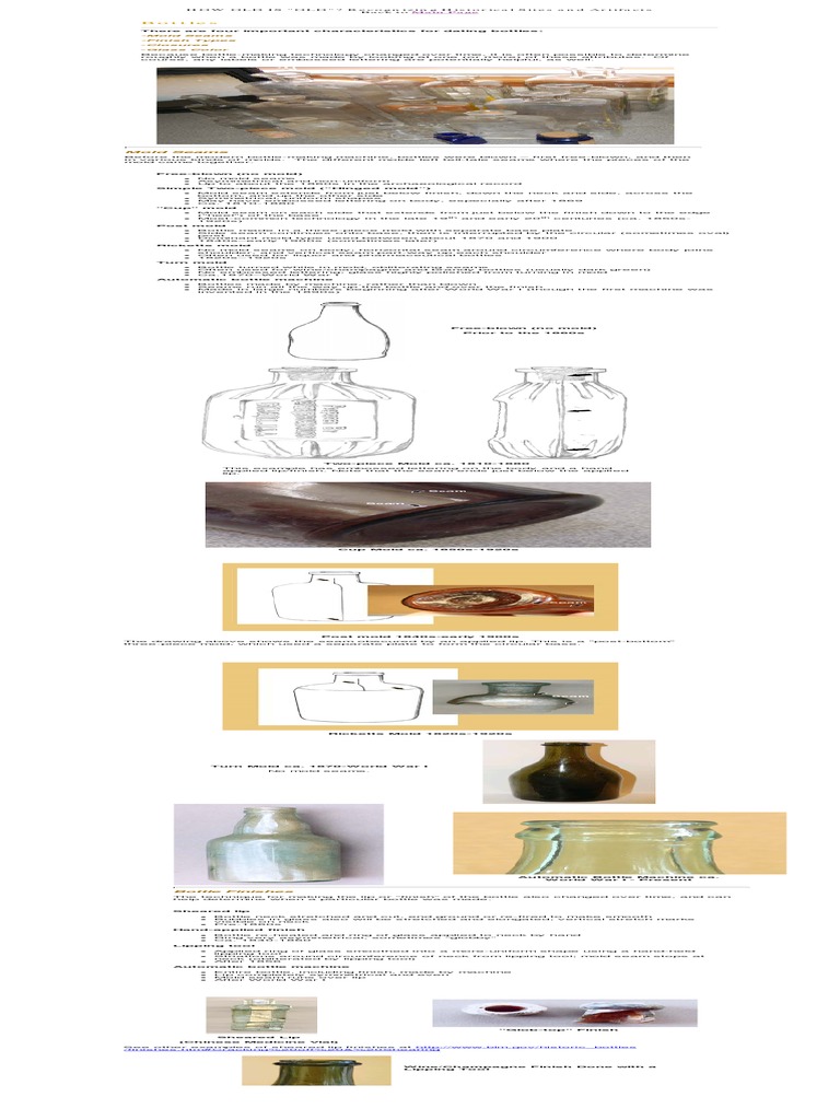 Bottles: Mold Seams | PDF | Bottle | Seam (Sewing)