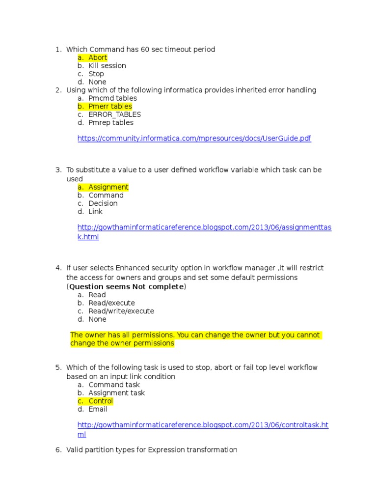 Informatica CCP | PDF | Parameter (Computer Programming) | Sql