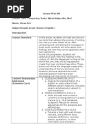 Freedom Writers 3 Lesson Plans | PDF | Lesson Plan | Teachers