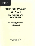 9-Man Wing-T Offense Playbook | PDF | Quarterback | American Football