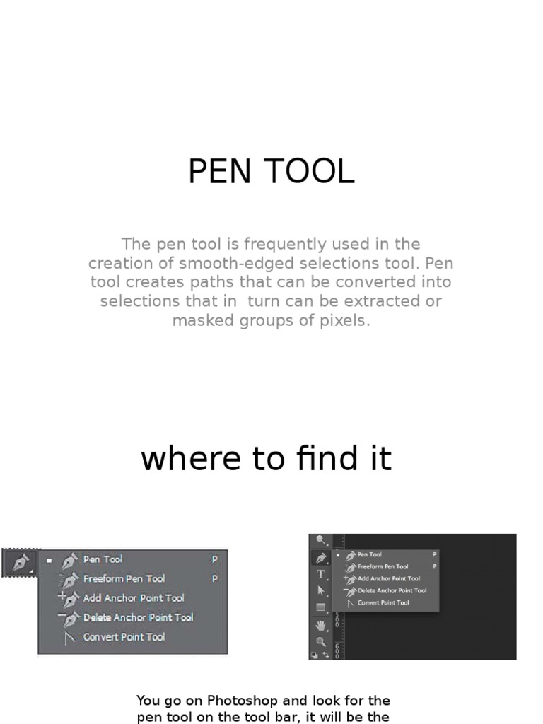 Photoshop Pen Tool Guide | PDF | Art