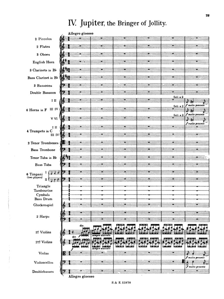 Jupiter - Full Orchestral | PDF