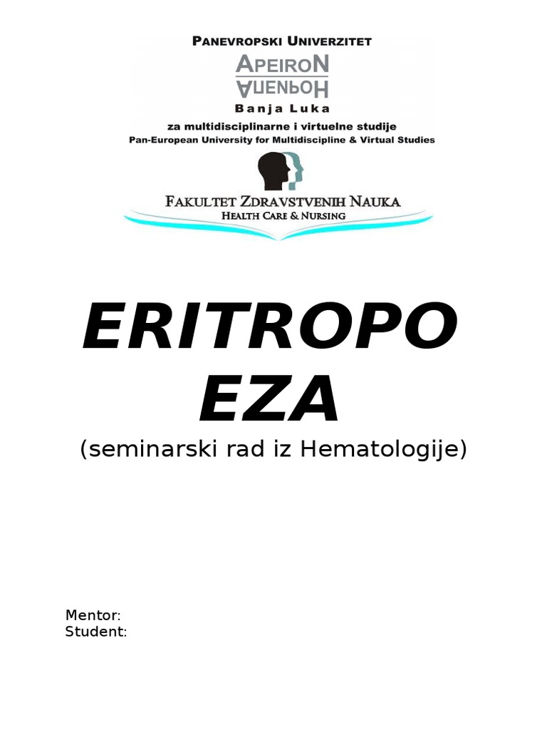 ERITROPOEZA | PDF