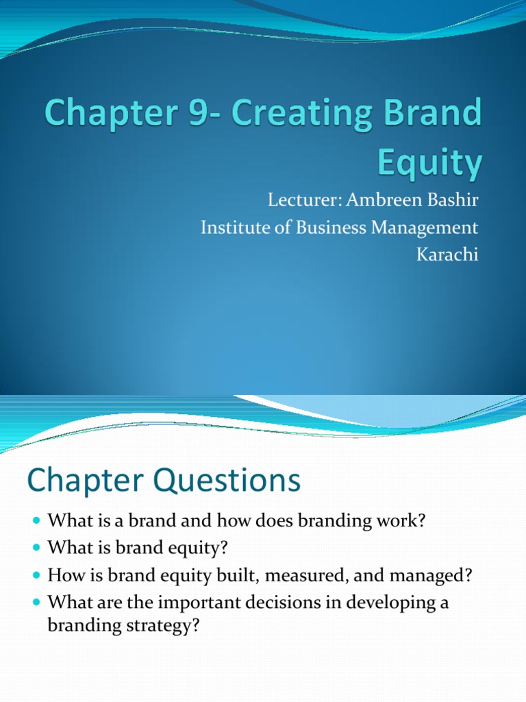 Understanding Brand Equity Management | PDF | Brand | Brand Management