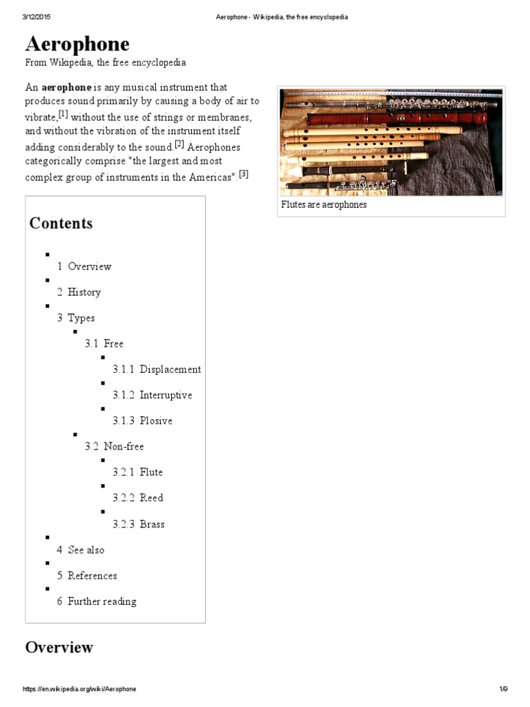 Aerophone - Wikipedia, The Free Encyclopedia | Musical Instruments ...