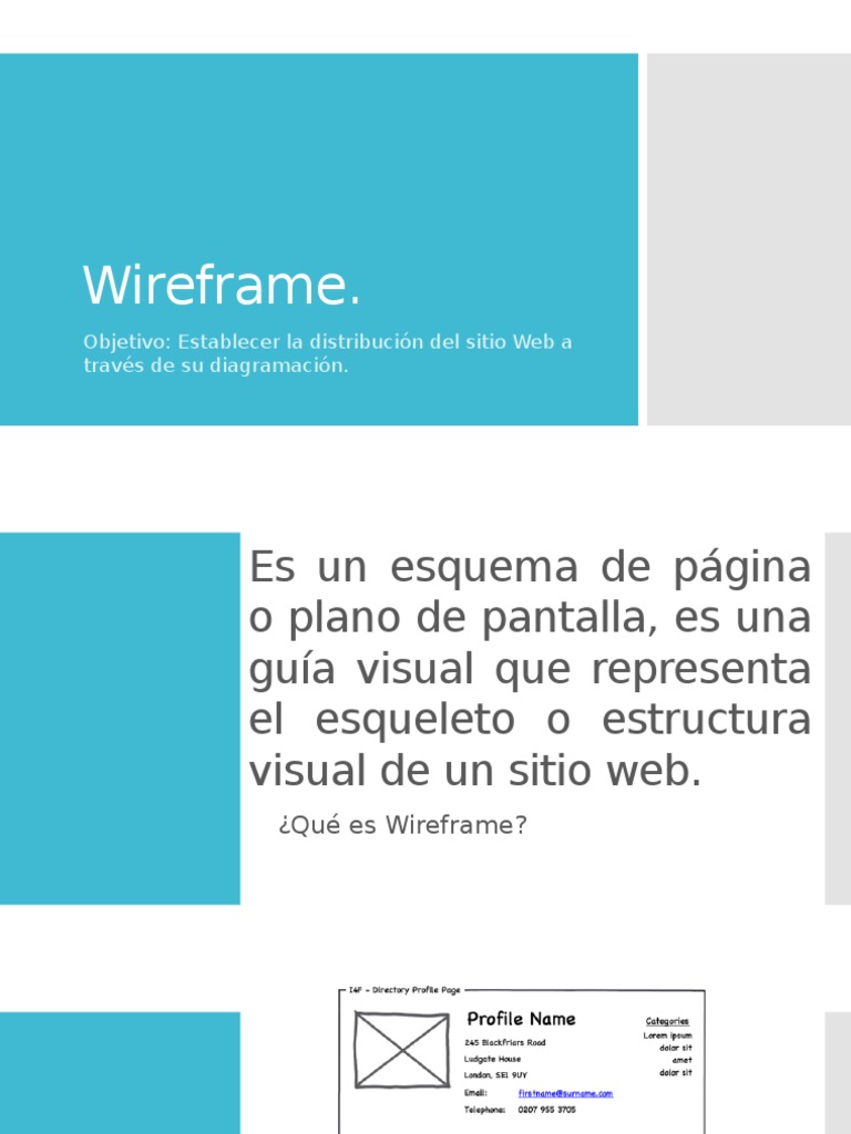 Guía Completa sobre Wireframes Web | PDF