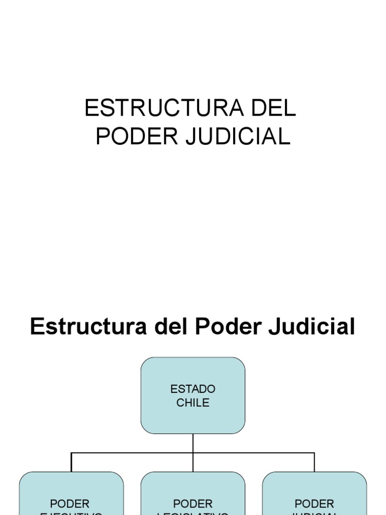 Estructura Del Poder Judicial | PDF