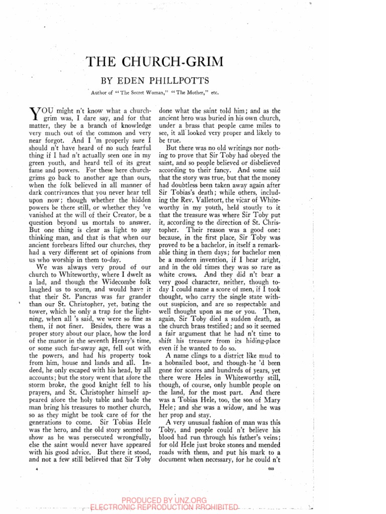 Church Grim | PDF | Religion And Belief