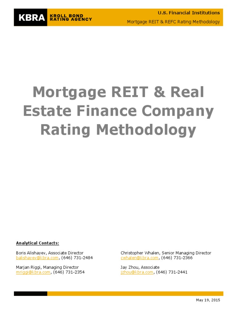 KBRA REIT Rating Factors | PDF | Real Estate Investment Trust ...