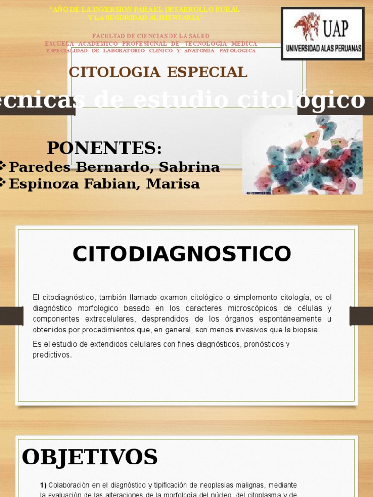 Tecnicas de Estudio Citologico | PDF | Biopsia | Cáncer