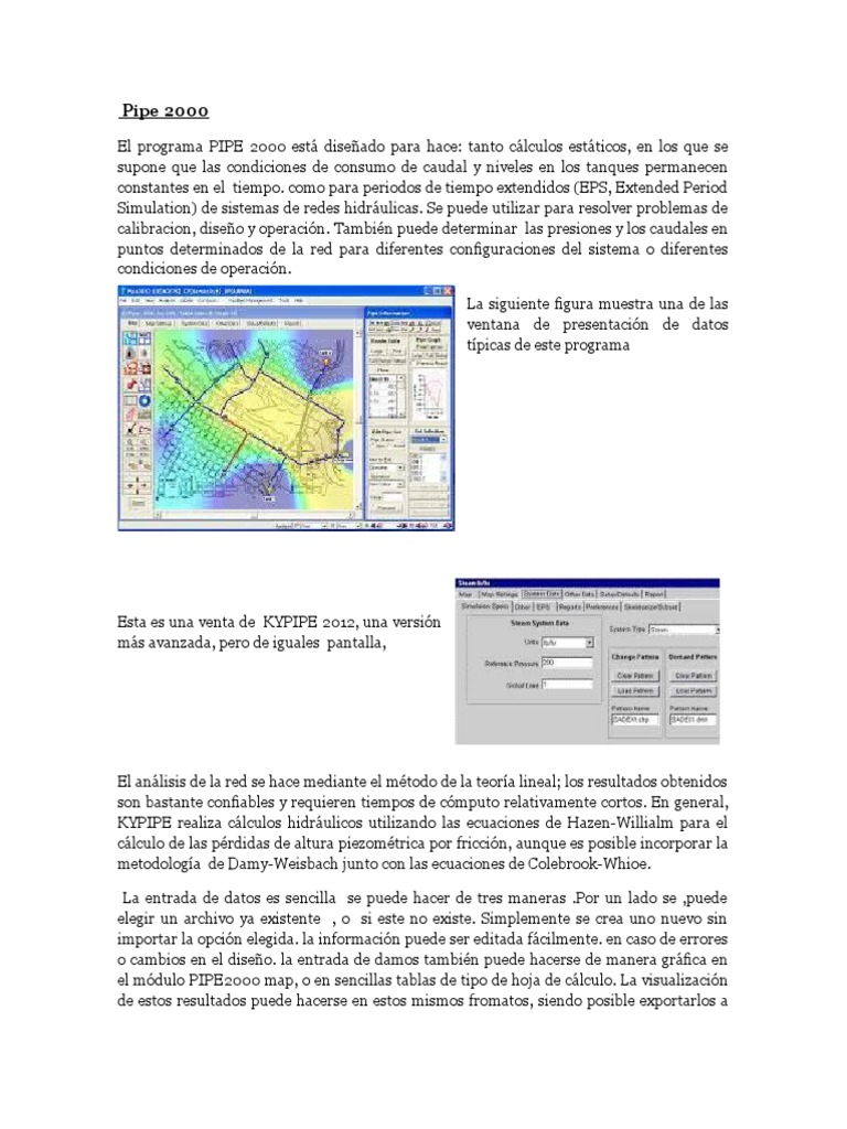 El Programa PIPE 2000 Está Diseñado para Hace | PDF | Programa de ...