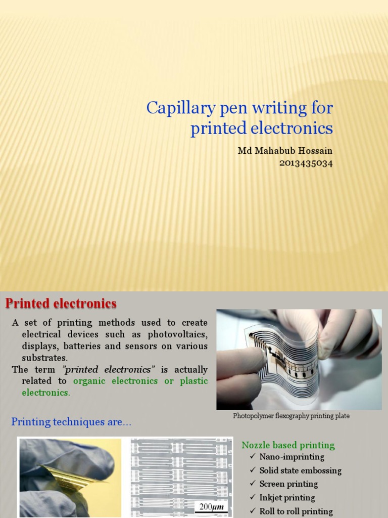 Capillary Pen Part1 | PDF | Science & Mathematics | Technology ...