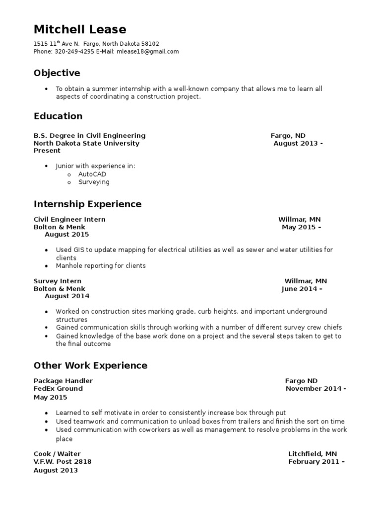 Summer Internship in Civil Engineering | PDF